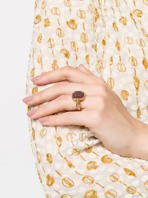 GOOSSENS Cabochons Square Ring