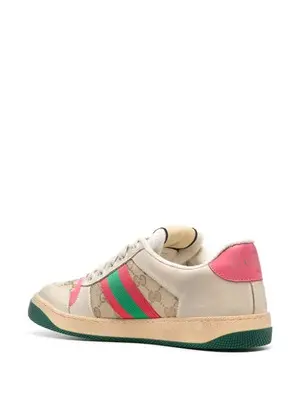 Gucci Screener Distressed Sneakers