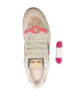 Gucci Screener Distressed Sneakers