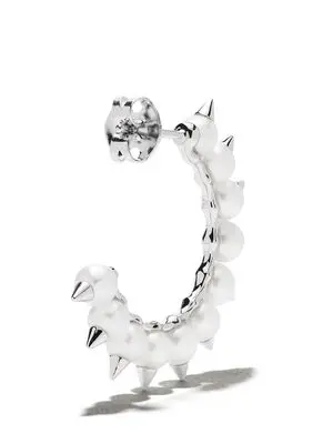 TASAKI 18kt Danger Tribe Pearl Hoop Earrings