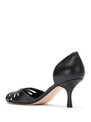 STUDIO CHOFAKIAN Valencia Peep Toe Pumps