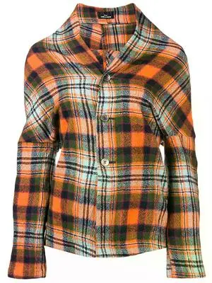 Comme Des Garçons Plaid Deconstructed Jacket