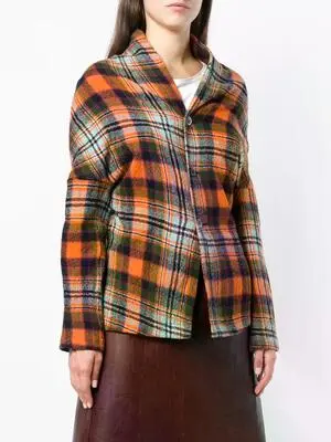 Comme Des Garçons Plaid Deconstructed Jacket