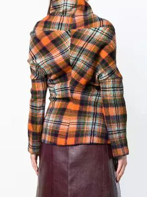 Comme Des Garçons Plaid Deconstructed Jacket