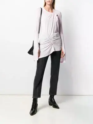 BEN TAVERNITI UNRAVEL PROJECT Asymmetric Long Sleeve Top