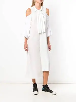 JW Anderson Bow Detailed Midi Dress