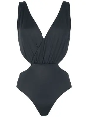 BRIGITTE Cut Out One Piece Swimsuit - Black