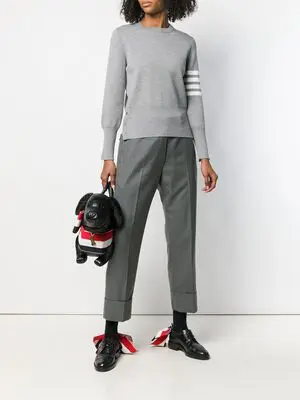 Thom Browne Super 120s Cropped Trousers - Grey