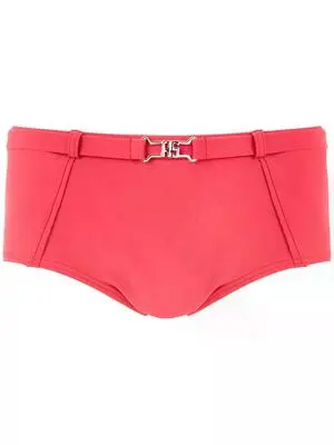 AMIR SLAMA Belt Detail Swim Trunks - Pink