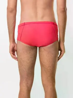 AMIR SLAMA Belt Detail Swim Trunks