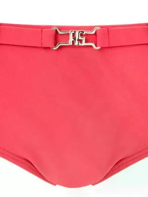 AMIR SLAMA Belt Detail Swim Trunks