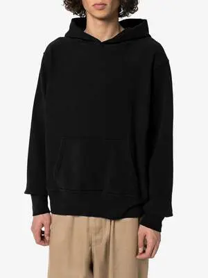 LES TIEN Cropped Cotton Hoodie