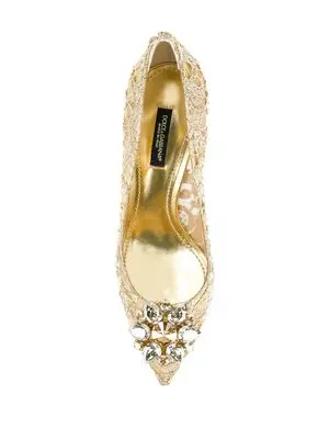 Dolce & Gabbana 90mm Lace Pumps