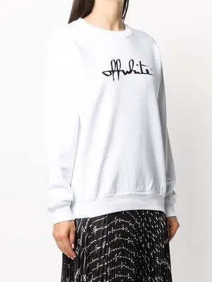 Off-White Script Logo Sweatshirt