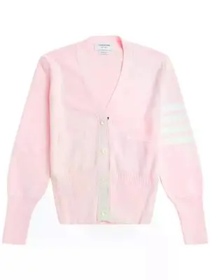 Thom Browne 4-bar Stripe Cotton Cardigan