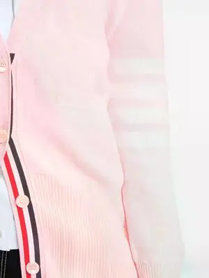 Thom Browne 4-bar Stripe Cotton Cardigan