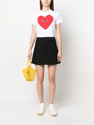 Play Comme Des Garcon Heart Print T-shirt