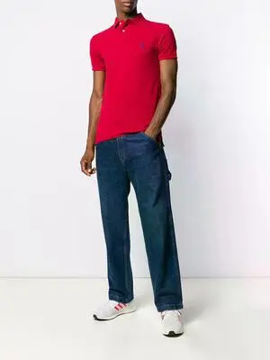 Polo Ralph Lauren Logo Polo Shirt - Red