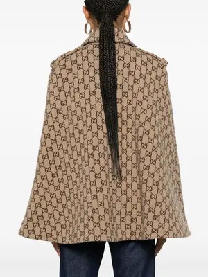 Gucci Gg Wool Cape