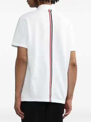 Thom Browne Back-stripe Polo Shirt - White