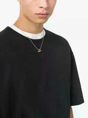 SHAUN LEANE Arc T-bar Vermeil Necklace - Gold