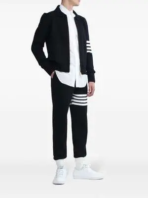 Thom Browne 4-bar Cotton Track Pants - Blue