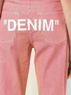 Off-White Striped Jeans