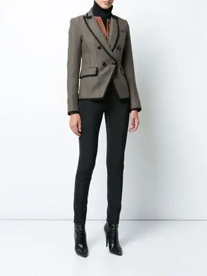 Veronica Beard Classic Fitted Trousers - Black