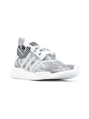 Adidas Nmd_r1 Primeknit Glitch Camo Sneakers - Grey