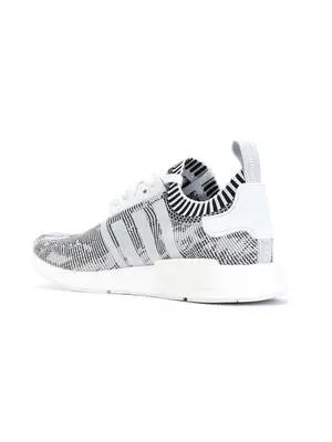 Adidas Nmd_r1 Primeknit Glitch Camo Sneakers - Grey