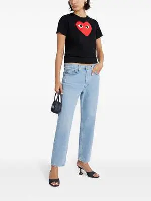 Play Comme Des Garcon Heart-print T-shirt