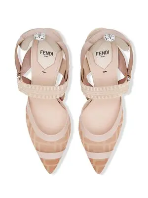 Fendi Colibrì Slingback Pumps - Pink