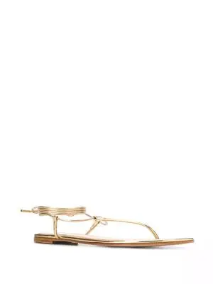 GIANVITO ROSSI Ankle Strap Flat Sandals