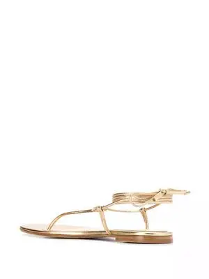GIANVITO ROSSI Ankle Strap Flat Sandals