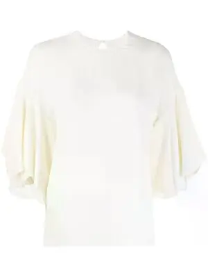 Valentino Garavani Tulip Sleeve Blouse