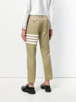 Thom Browne Cotton Twill 4-bar Unconstructed Chino Trousers