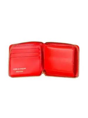 Comme Des Garçons Zip Around Wallet - Red