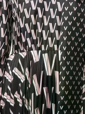 Valentino Garavani Double Vlogo Pussy-bow Dress