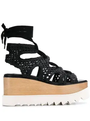 Stella McCartney Elyse Platform Sandals - Black