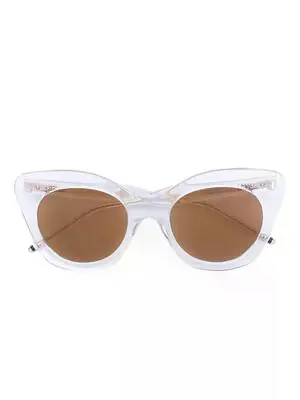 Thom Browne Cat-Eye Frame Sunglasses Brown