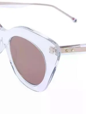 Thom Browne Cat-eye Frame Sunglasses - White