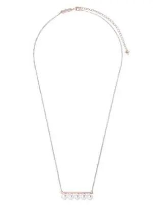 TASAKI 18kt Rose Gold Akoya Pearl Balance Signature Necklace