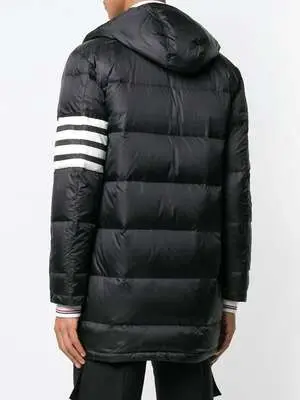 Thom Browne 4-bar Padded Coat - Black