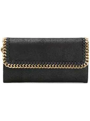 Stella McCartney Falabella Continental Wallet - Black