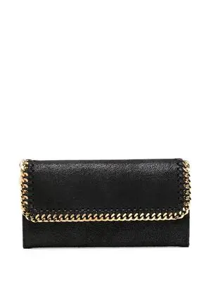 Stella McCartney Falabella Continental Wallet - Black