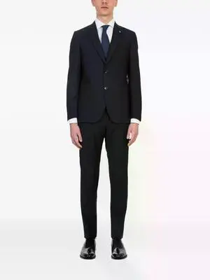 LARDINI Single-breasted Suit Blue