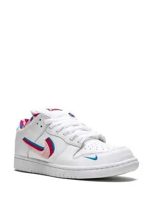 Nike X Parra Sb Dunk Low Sneakers - White