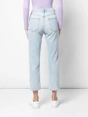 AGOLDE Distressed Straight Leg Jeans