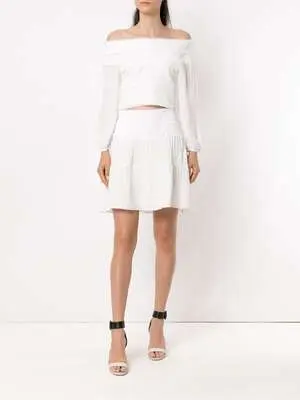OLYMPIAH Panelled Cropped Top