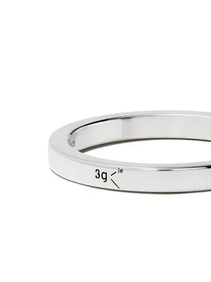 Le Gramme Le 3 Grammes Ribbon Ring - Silver